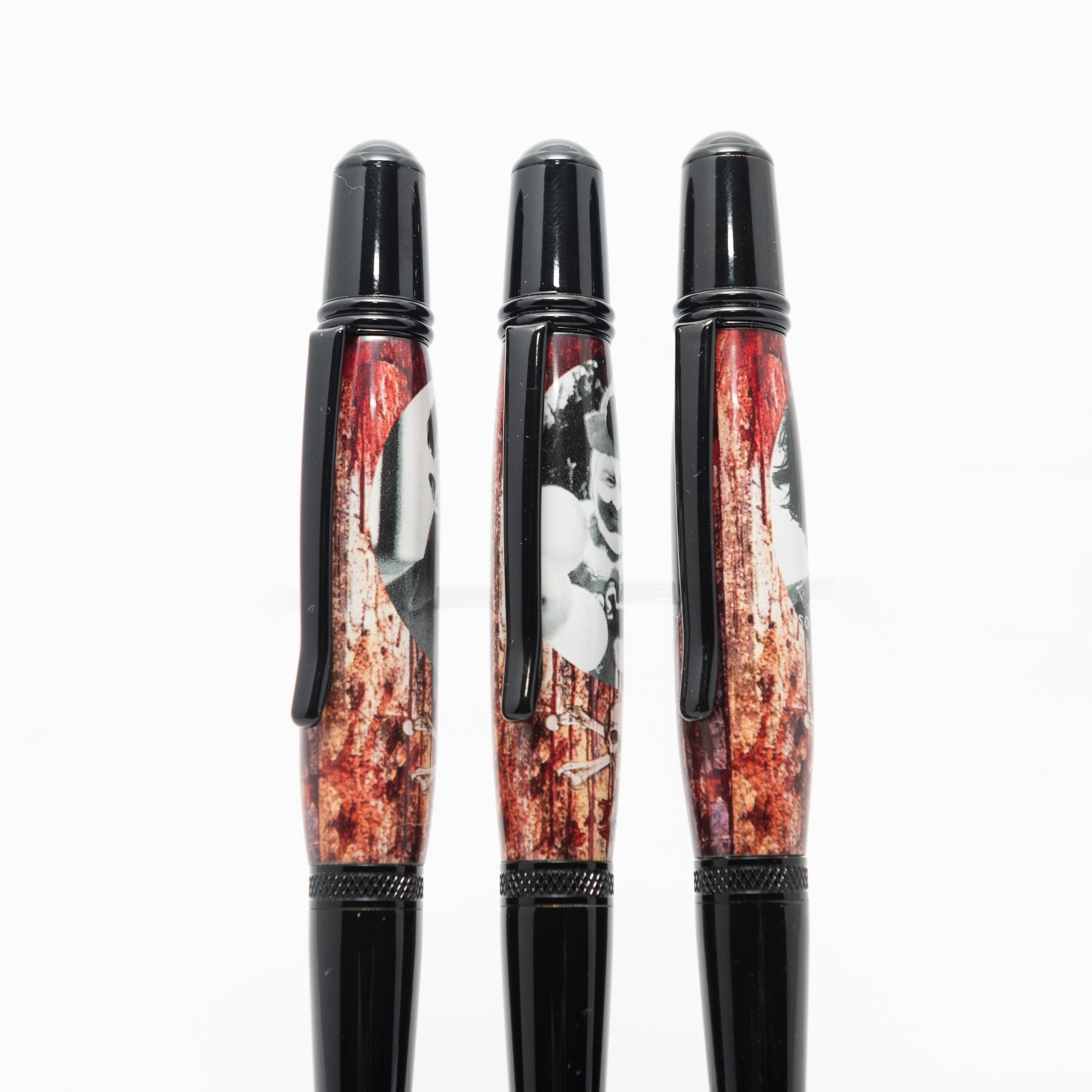 Serial Killer Pens Resin Cast Memento Twist Pen On Black | Etsy