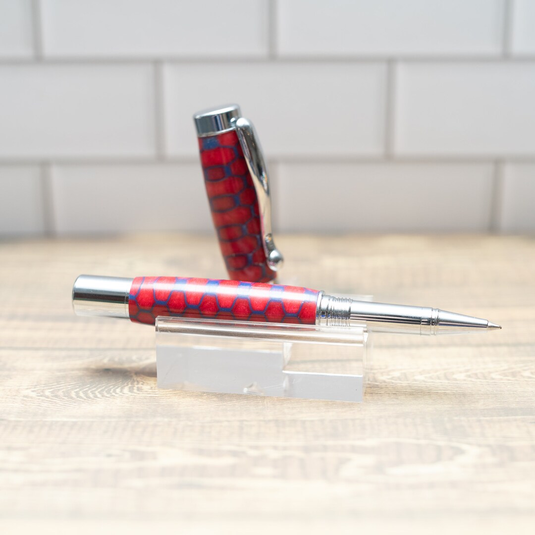 Spider-man Themed Rollerball Pen, Comic Book Themed Pen - Etsy