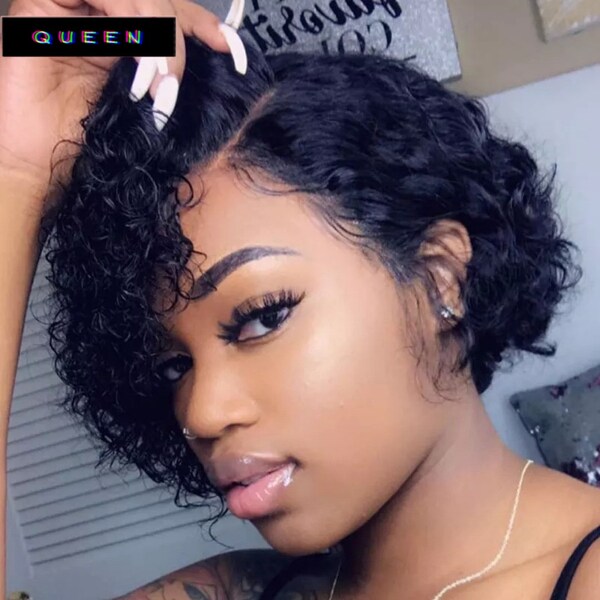 Short Lace Front Wig - Etsy