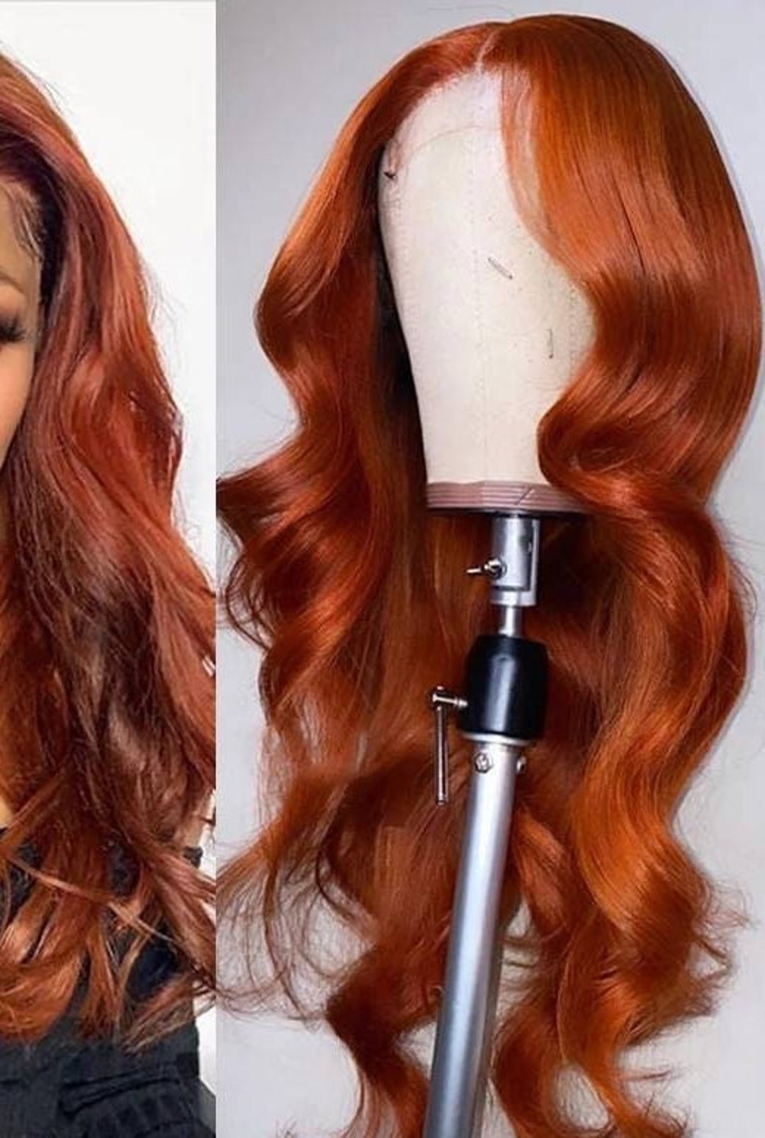 Best Quality Brazilian Orange Color 180 Density T-part Body - Etsy