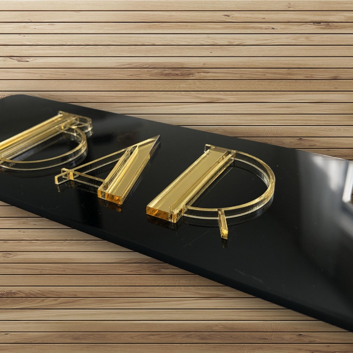 Art Deco Style Acrylic BAR Sign Acrylic Sign Art Deco Decor - Etsy