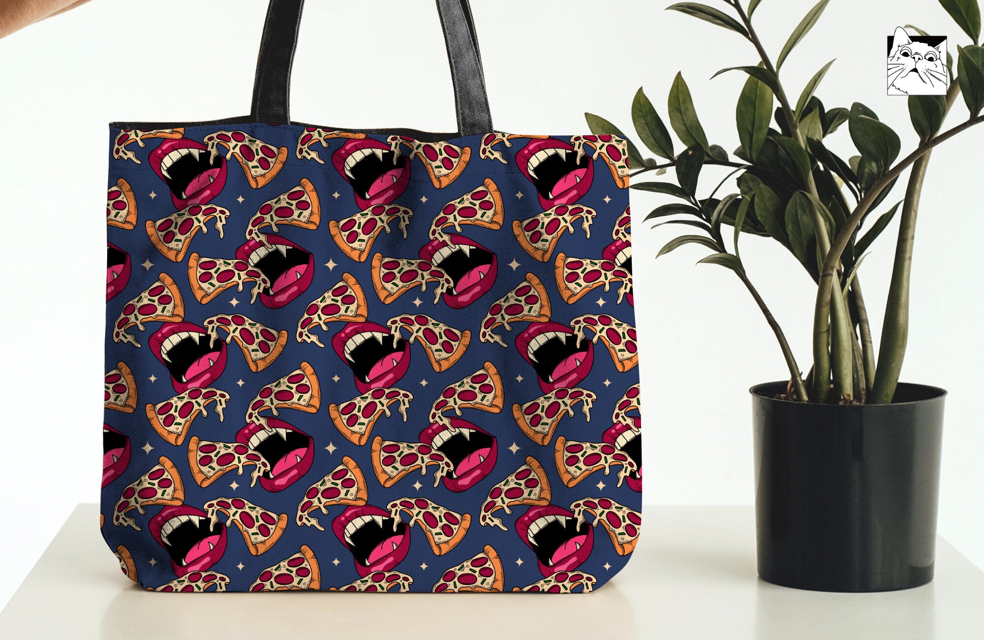 Pizza Vampire Seamless Pattern Digital Download Digital - Etsy