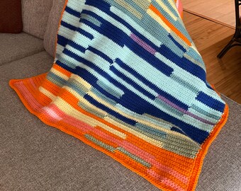 Knit Temperature Blanket Pattern - Etsy