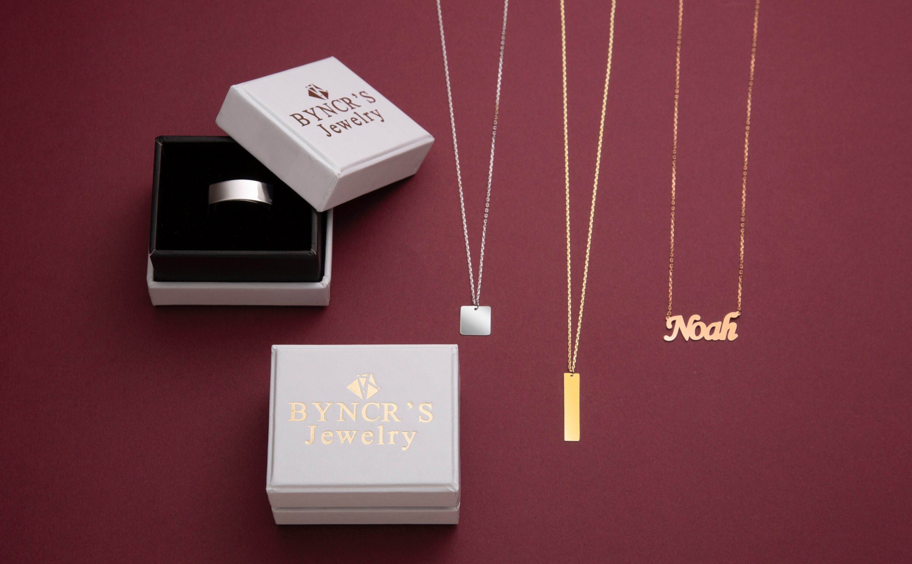 14k Solid Gold Two Names Necklace 2 Names Personalized Etsy