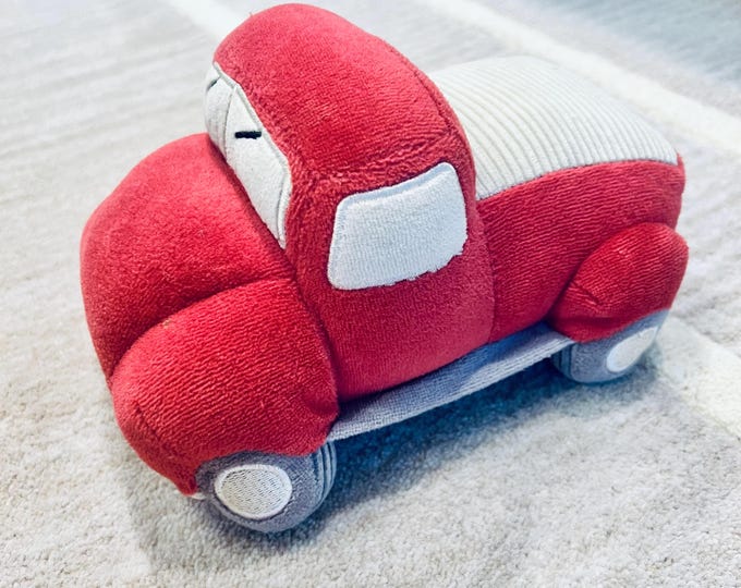 Jellycat Wizzi Truck Red Car Plush Stuffed Toy Vehicle Transport 8 ...