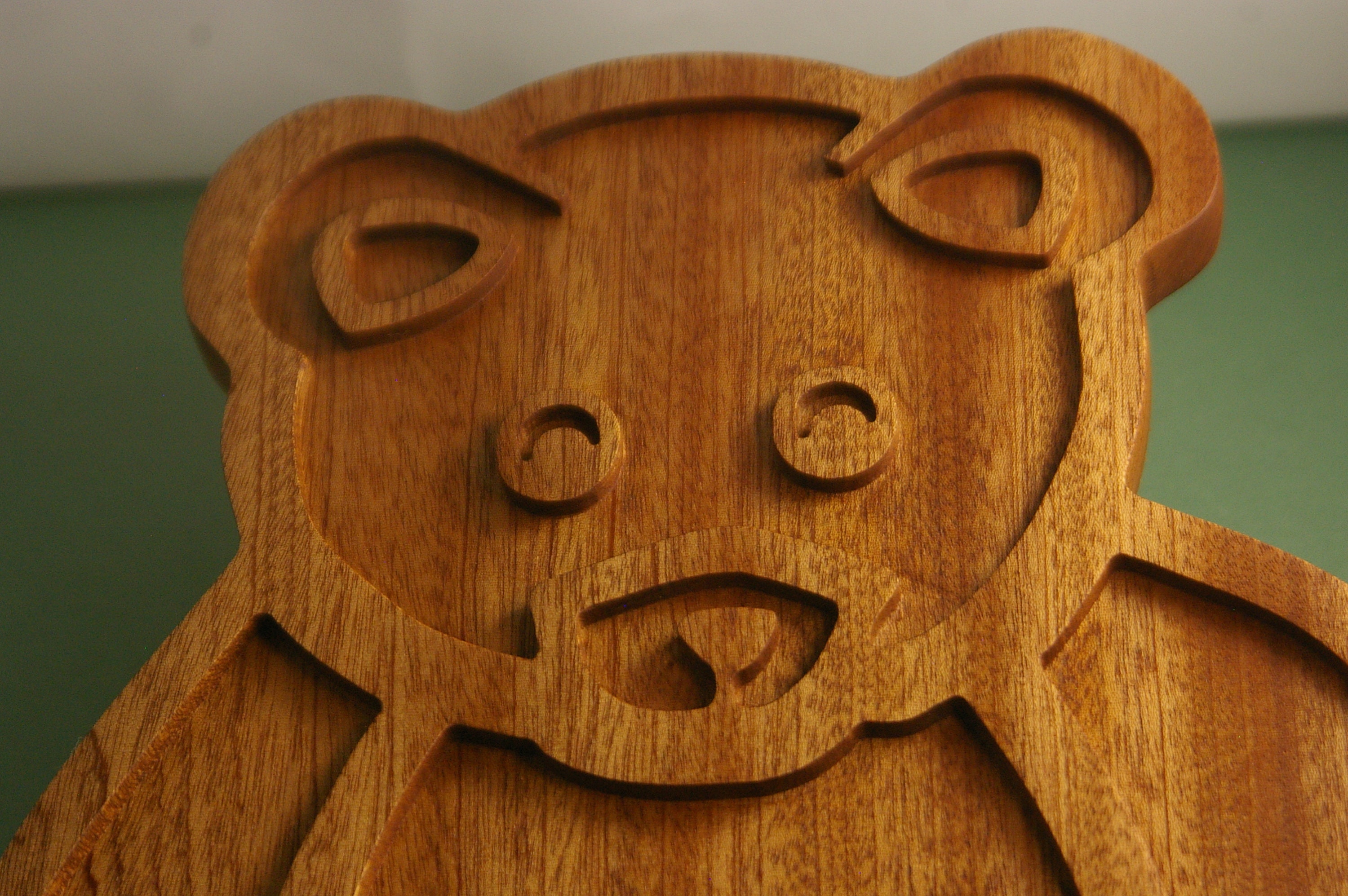 Carved Wooden Bear - Etsy
