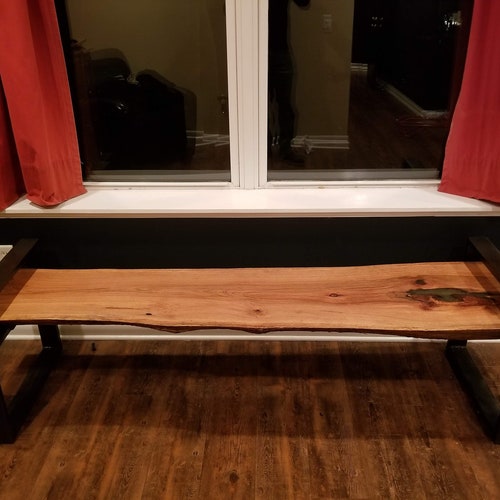 Live Edge Bench | Etsy