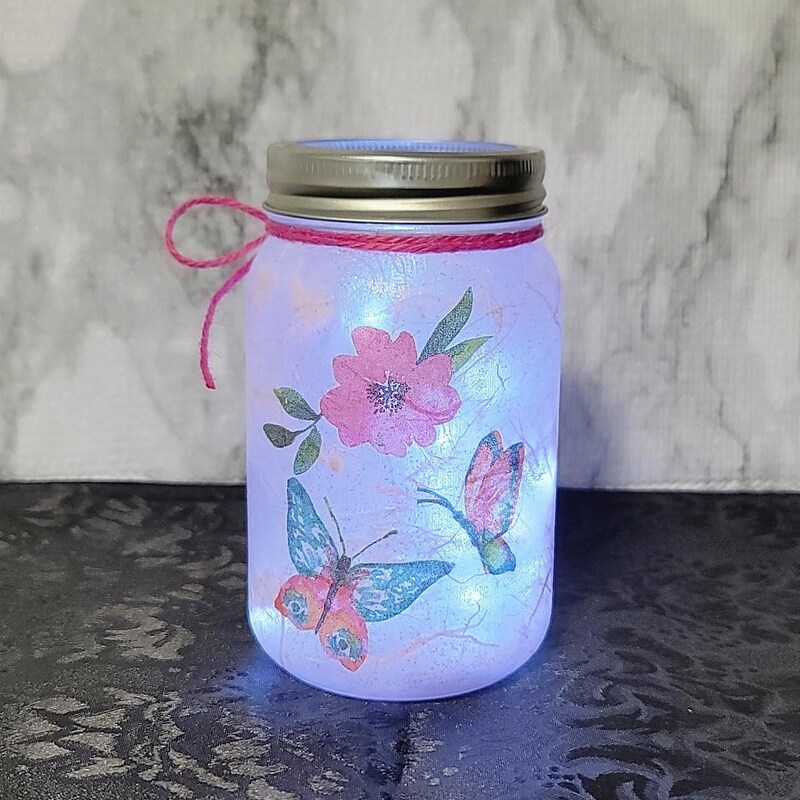 Butterfly Mason Jar - Etsy