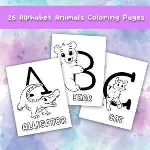26 ABC Alphabet Coloring Pages for Toddlers and Preschoolers | Alphabet ...