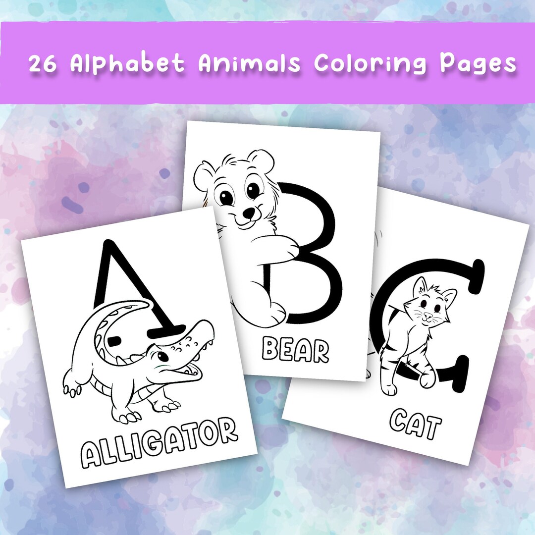 26 ABC Alphabet Coloring Pages for Toddlers and Preschoolers | Alphabet ...