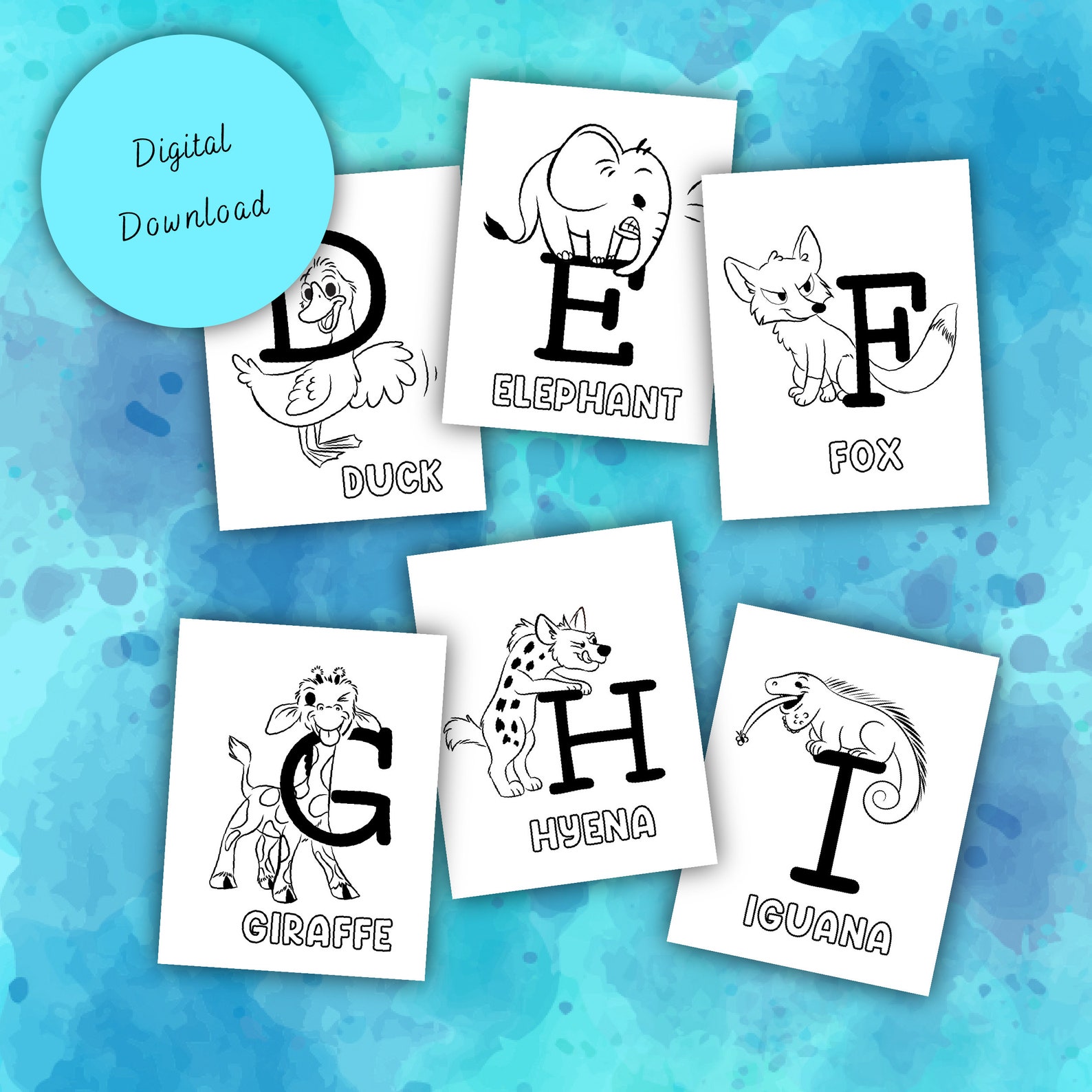 26 ABC Alphabet Coloring Pages for Toddlers and Preschoolers | Alphabet ...