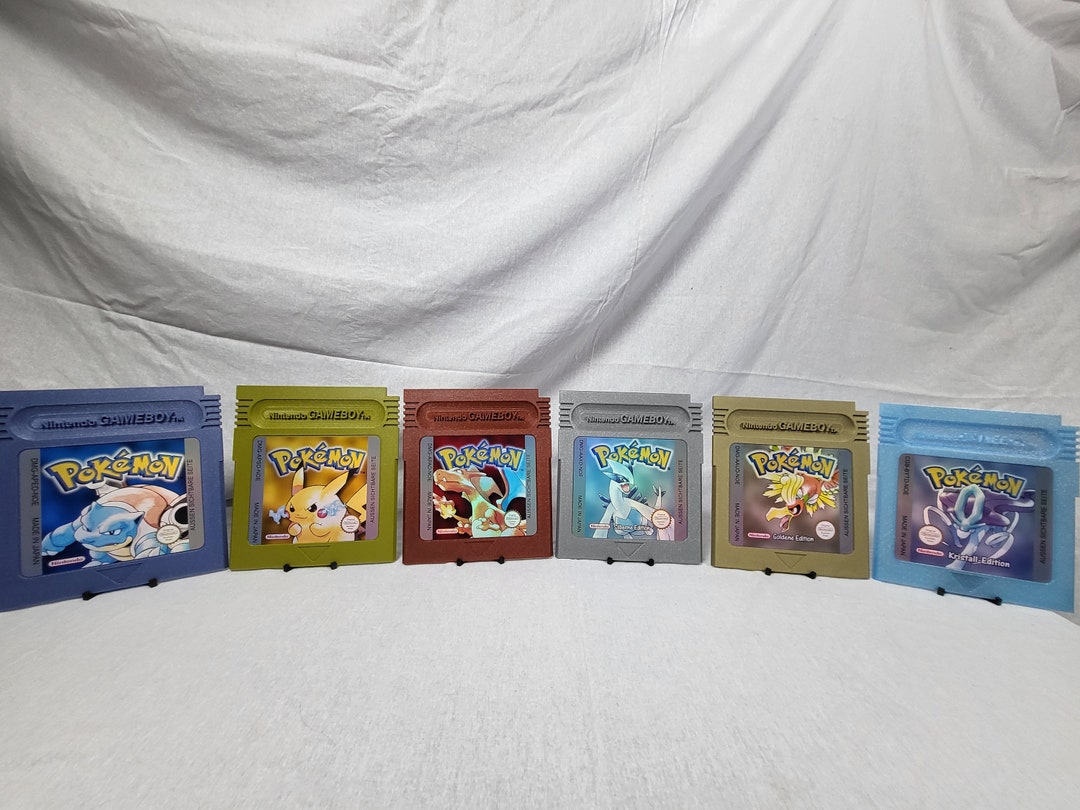 Oversized Gameboy Pokemon Video Game Cartridge Yellow,red,green,blue ...