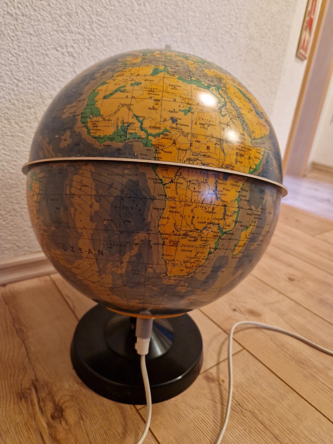 Globus DDR-zeiten 80er Jahre beleuchtet - Etsy.de