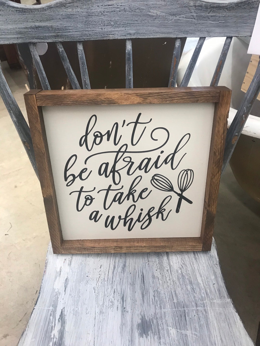 Dont Be Afraid Sign - Etsy