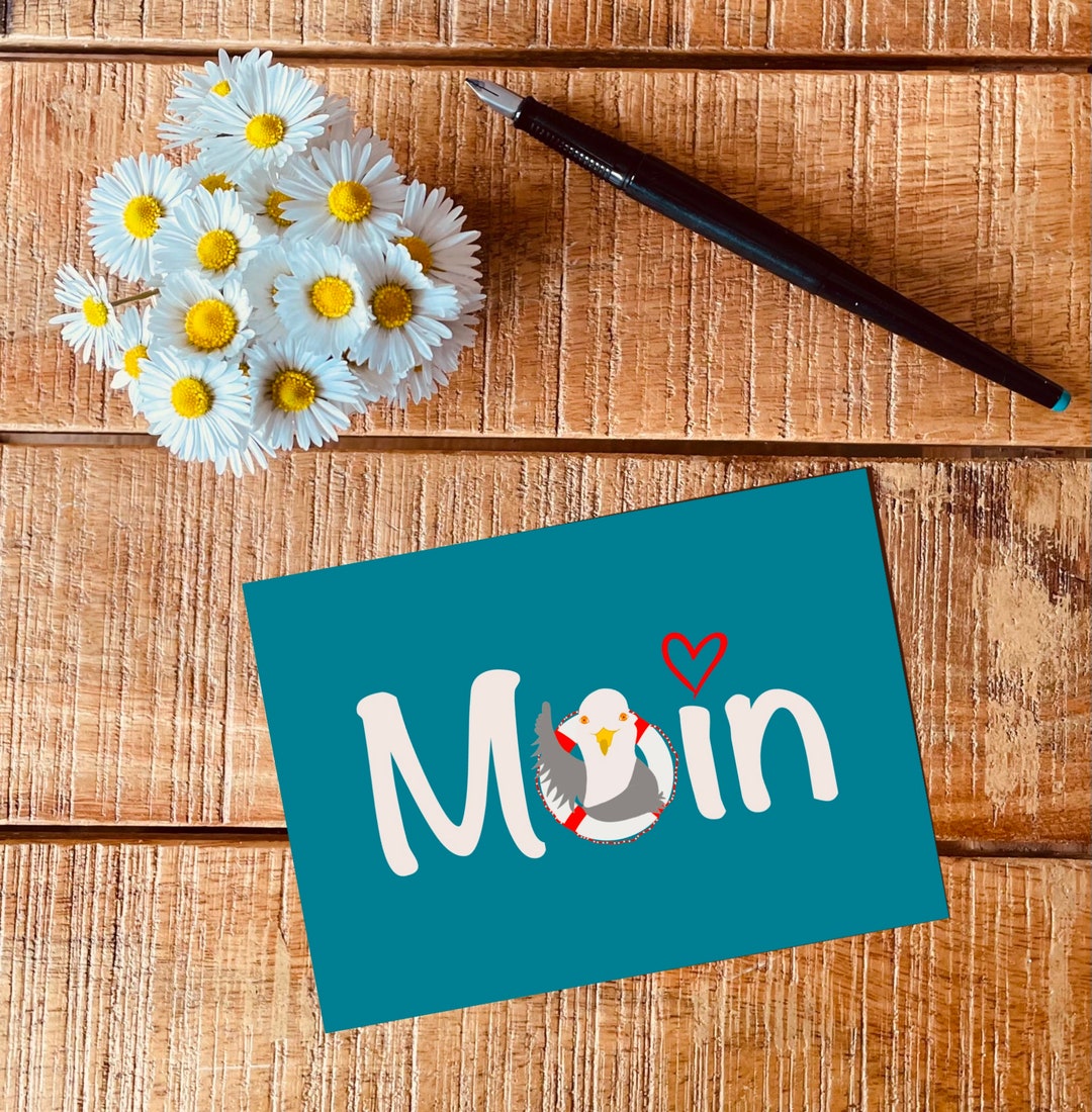 Postcard Moin - Etsy