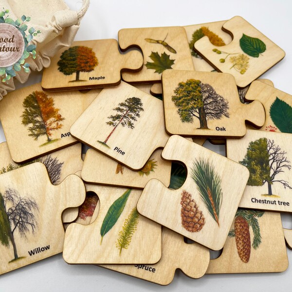 Wood Tree Puzzle - Etsy