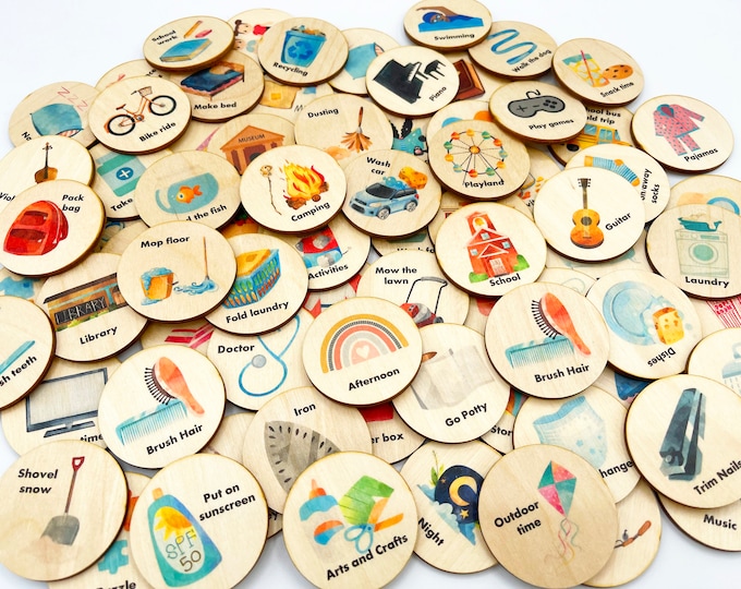 Daily Routine Tokens ONLY - Etsy