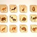 Montessori Wooden North America Animals/ Woodland Animals Matching ...