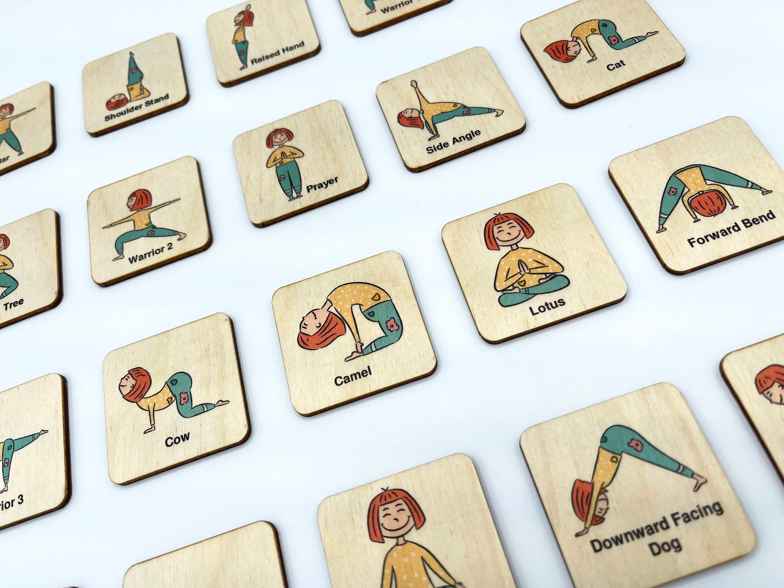 Kids Yoga Game for Toddler Kindergarten Preschooler Children | Etsy