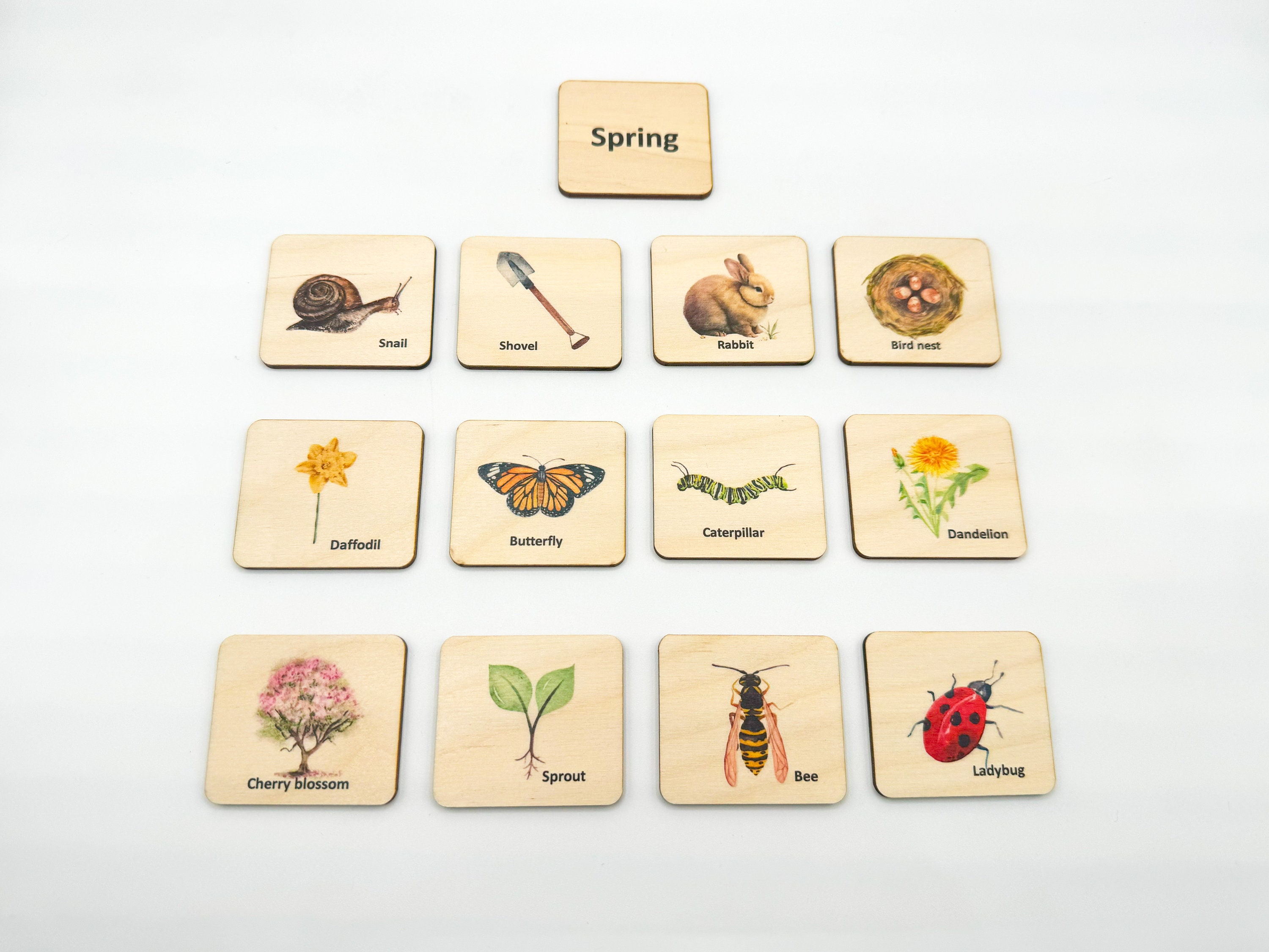 Four Seasons Matching Game/ Spring Summer Autumn Winter Matching ...
