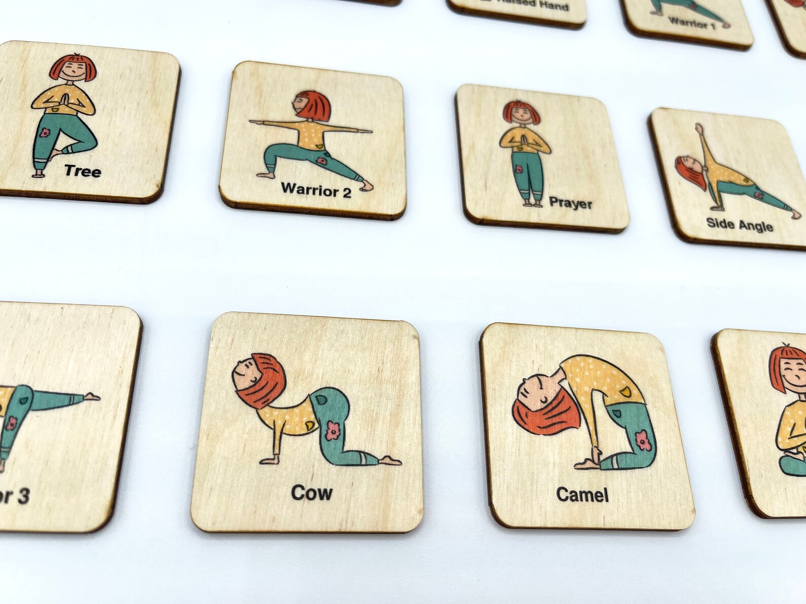 Kids Yoga Game for Toddler Kindergarten Preschooler Children Activity ...