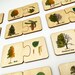 Montessori Wood Tree Leaves Matching Puzzle/ Homeschool Preschooler ...