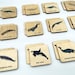 Montessori Wooden Whale Matching Game/ Ocean Animals Whales Memory Game ...