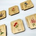 Montessori Wooden Wildflowers Memory Game/ Matching Cards/ - Etsy