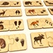 Montessori Wooden Woodland Animals Tracks Puzzle/ Homeschool ...