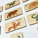 Montessori Wooden Dinosaur Puzzle Game/ Homeschool Preschooler ...