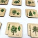 Wooden North American Tree Leaf Matching Game, Montessori Match Tree ...