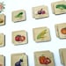 Montessori Wooden Vegetables Matching Cards/homeschool Kindergarten ...