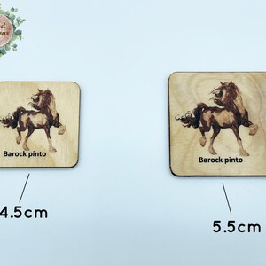 Wooden Montessori Horses Memory Game/ Homeschool Kindergarten ...