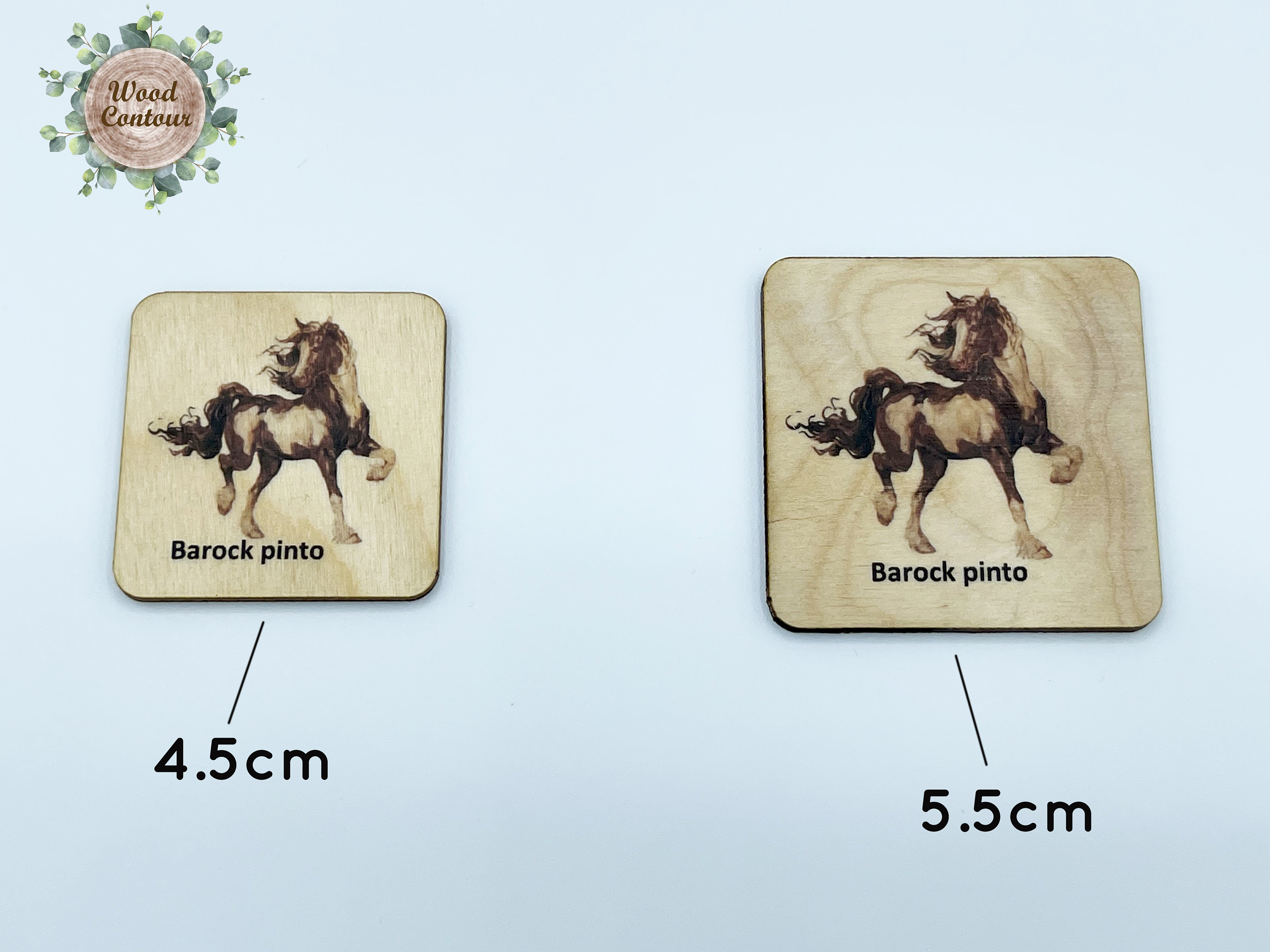 Wooden Montessori Horses Memory Game/ Homeschool Kindergarten ...