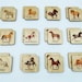 Wooden Montessori Horses Memory Game/ Homeschool Kindergarten ...