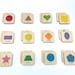 Montessori Wooden Geometric Shapes Matching Cards/ Homeschool ...
