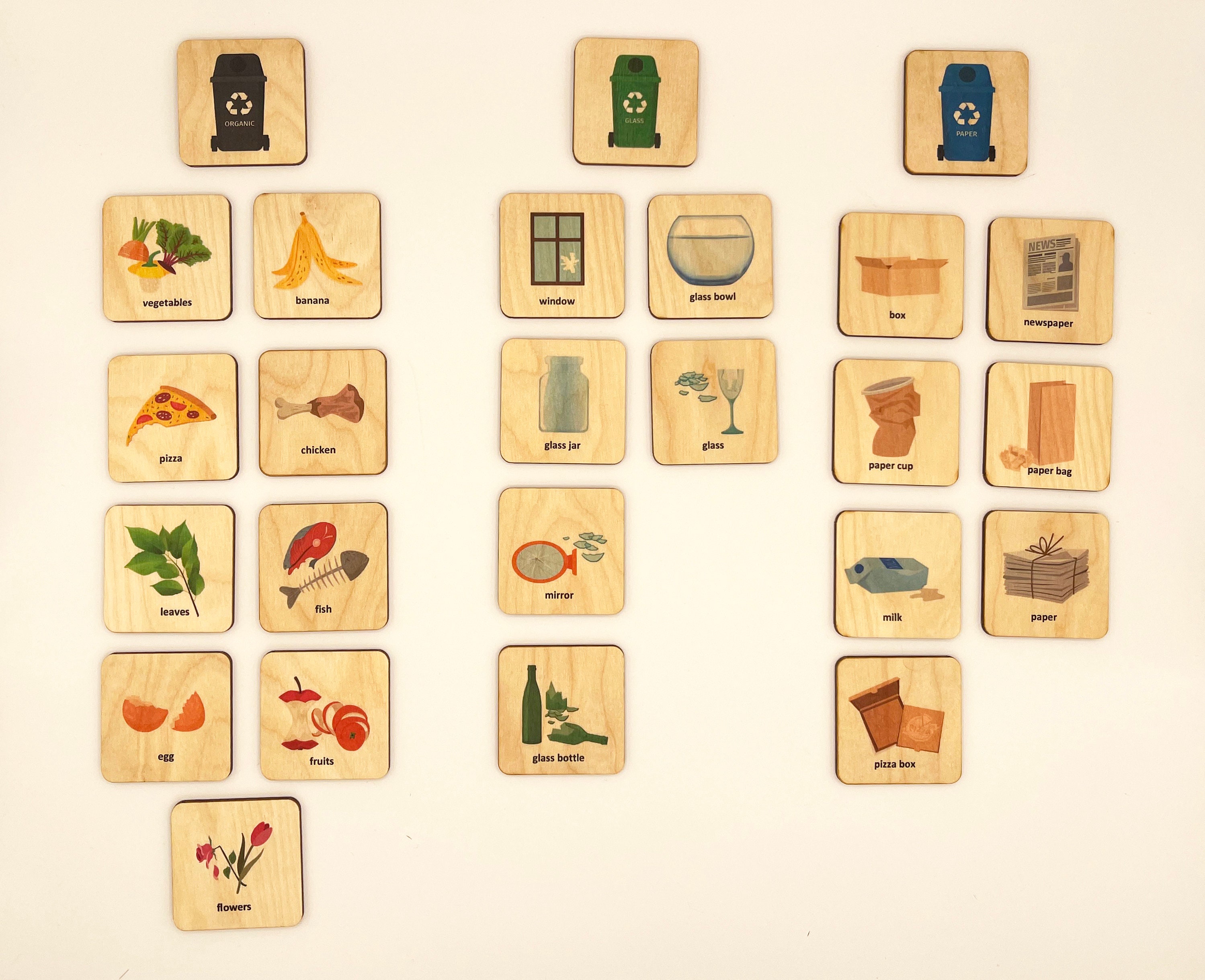 Montessori Trash Waste Sorting Activity, Homeschool Earth Day Recycle ...