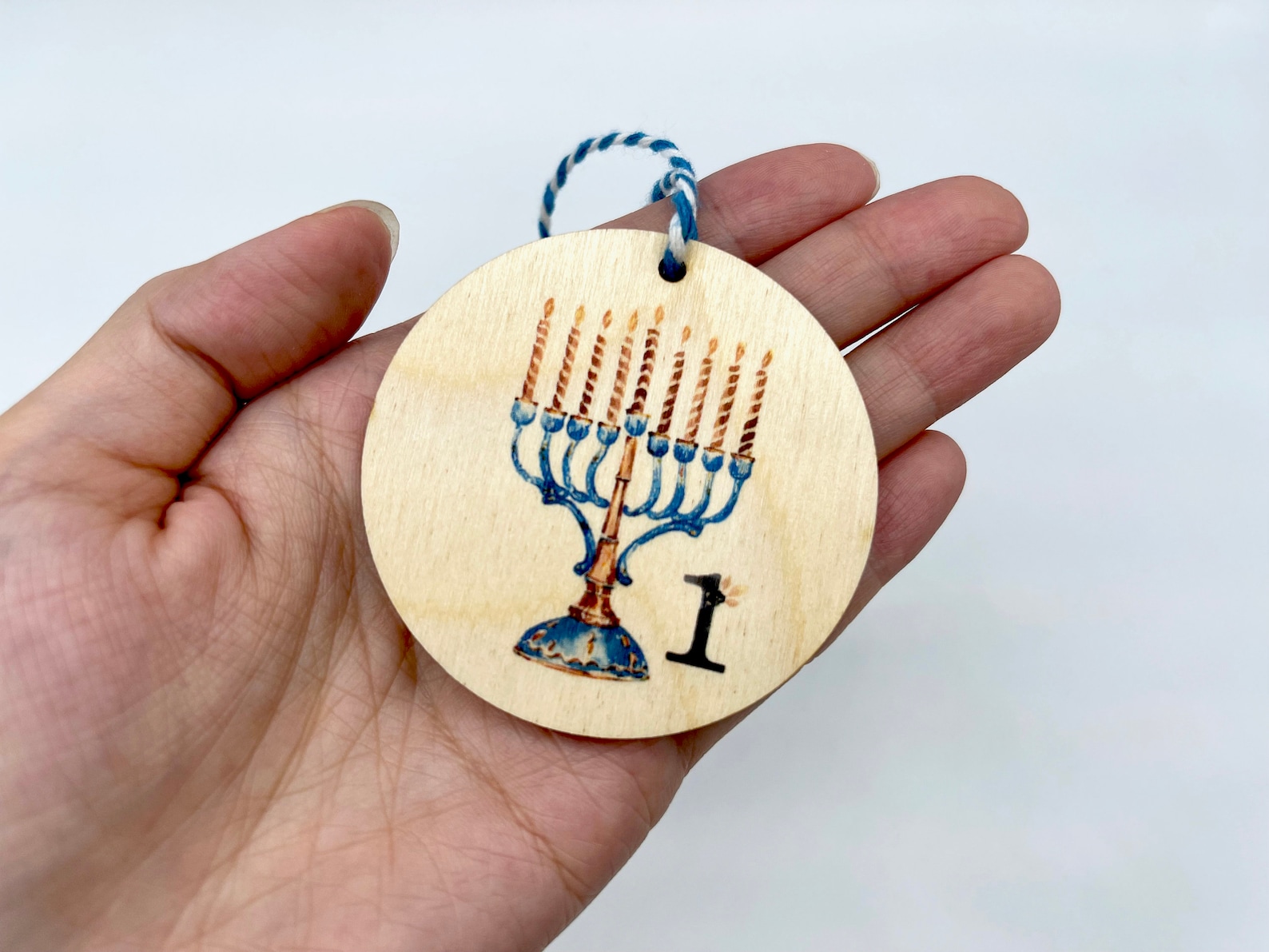 12 Days of Hanukkah Ornaments, Countdown Hanukkah Tag, Holiday ...
