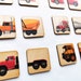Wooden Vehicle Puzzle, Montessori Matching Puzzle Game - Etsy