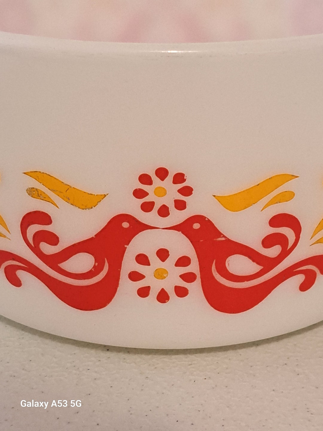Vintage Pyrex Friendship Pattern Dish 473 1 Qt No Lid - Etsy