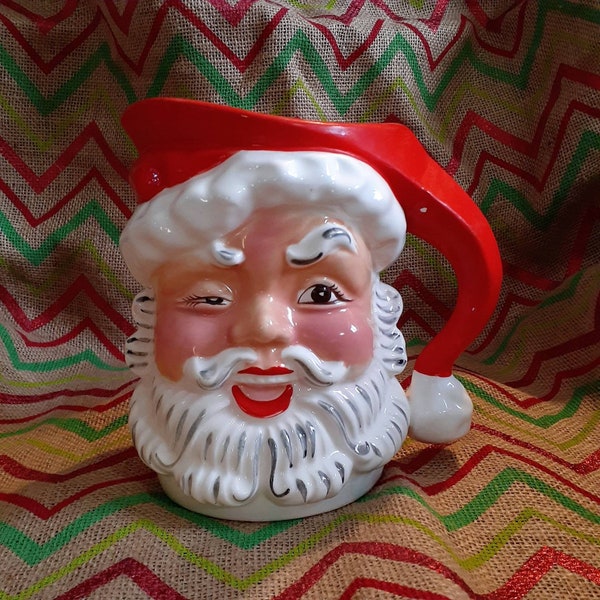 Santa Pitcher - Etsy