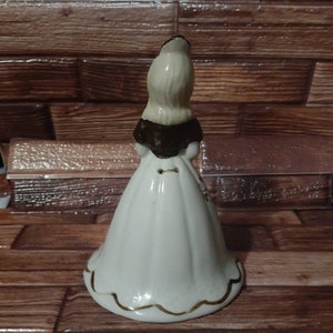 Vintage Brinn & Co Girl Figurine Bell - Etsy