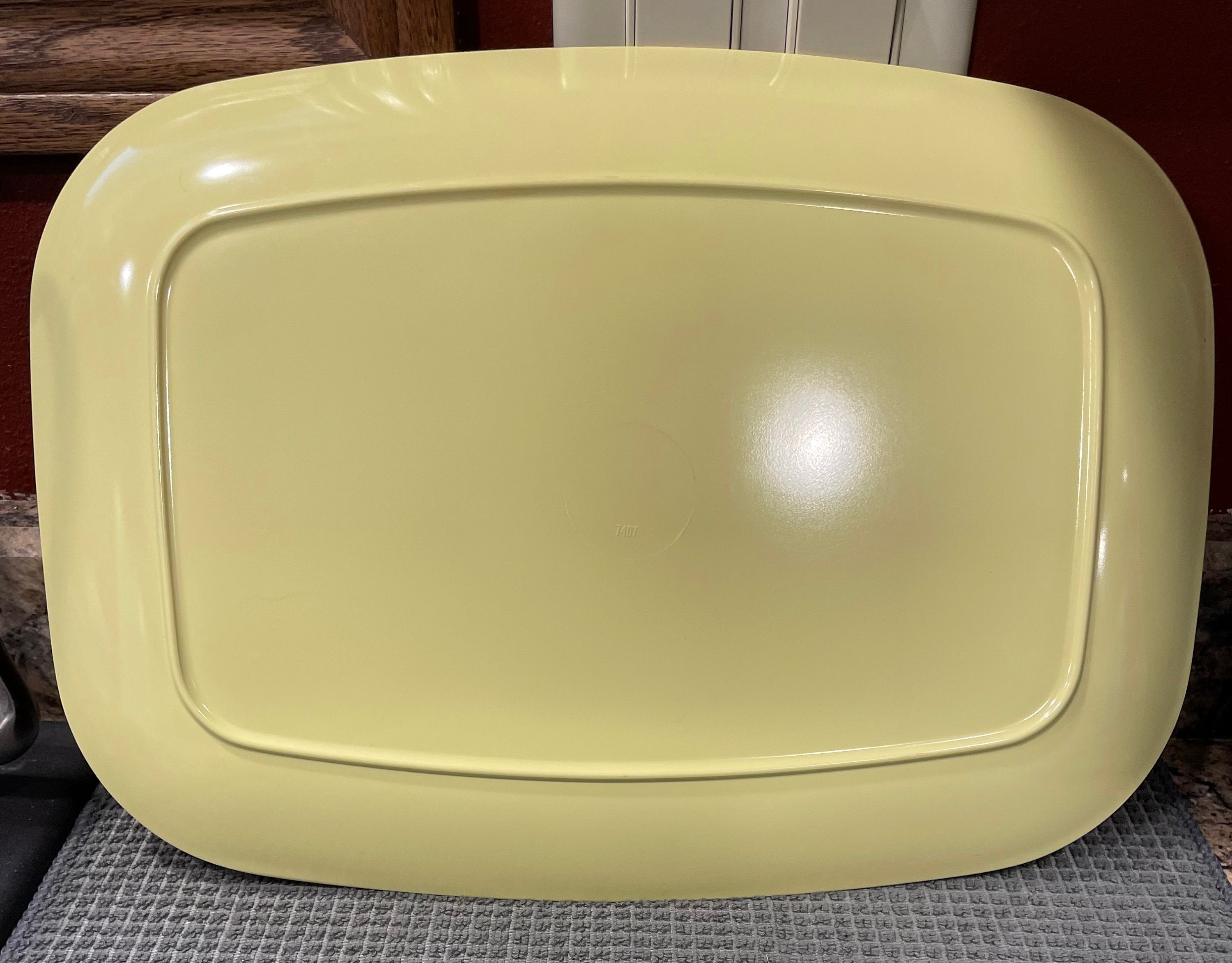 Home & Living Kitchen & Dining Trays & Platters vintage melamine carved ...