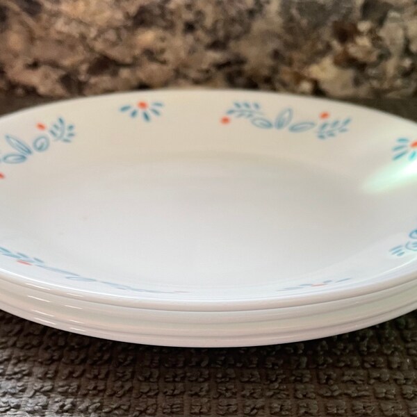 Corelle Subtle Blue Plate - Etsy