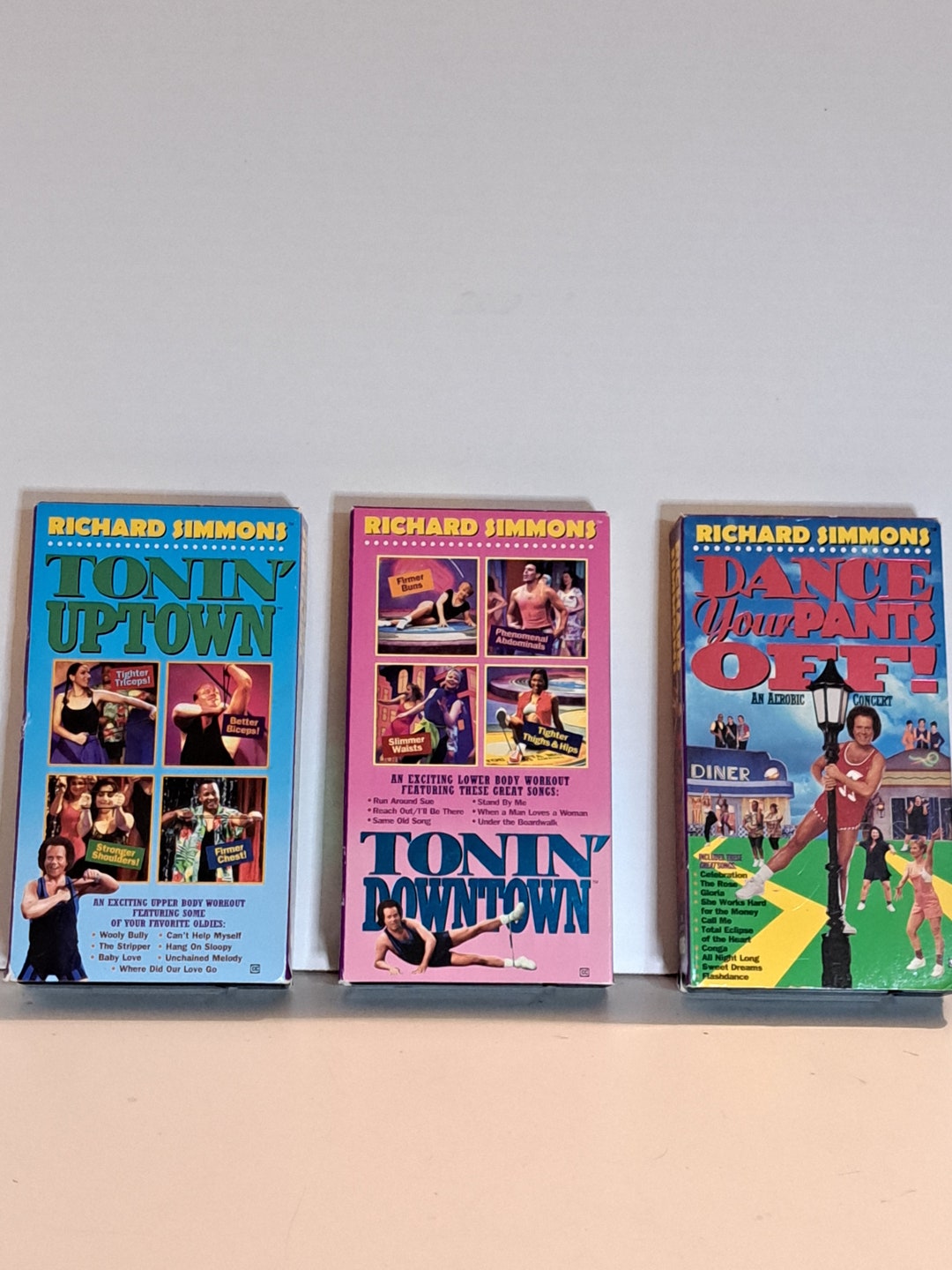 Lot of 3 1996 Richard Simmons Exercise VHS Tapes to Music Hits - Etsy