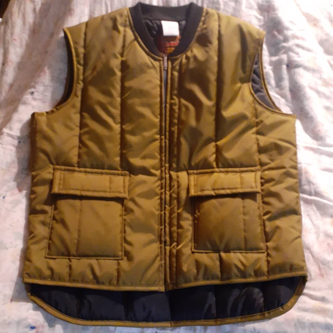 Vintage Walls Hunter Green Nylon Vest Size XL New - Etsy