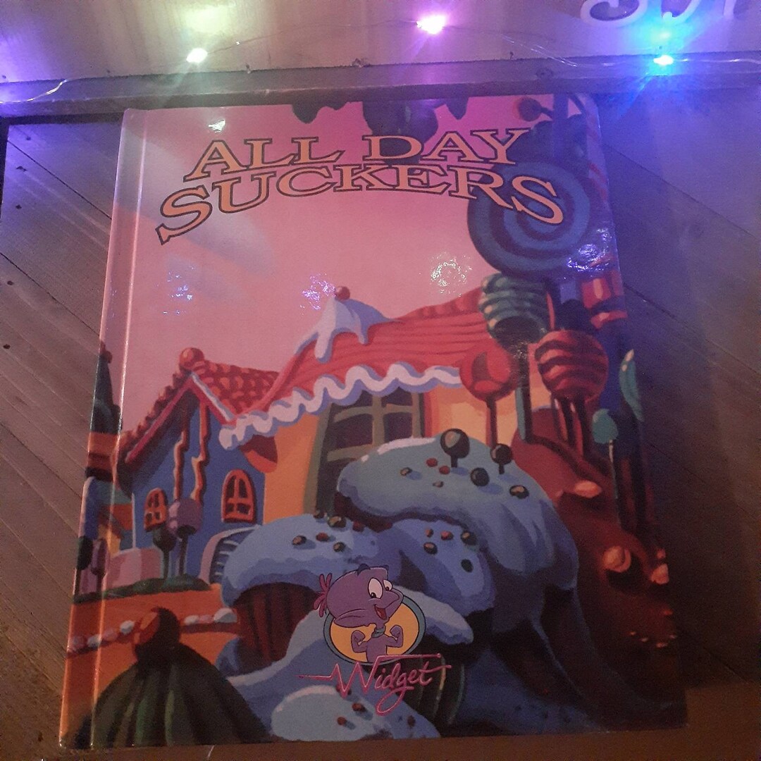 Vintage 1992 Widget All Day Suckers Hardcover Book by Abdo - Etsy