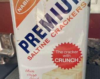 Saltine Cracker Tin | Etsy