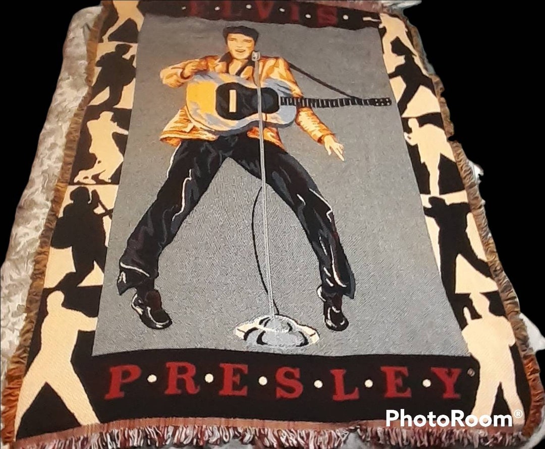 Elvis Presley All Shook up Afghan Throw Blanket - Etsy