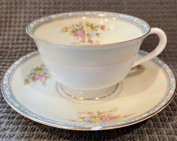 Vintage Noritake Tea Cup & Saucer With Maruki Symbol - Occupied Japan ...